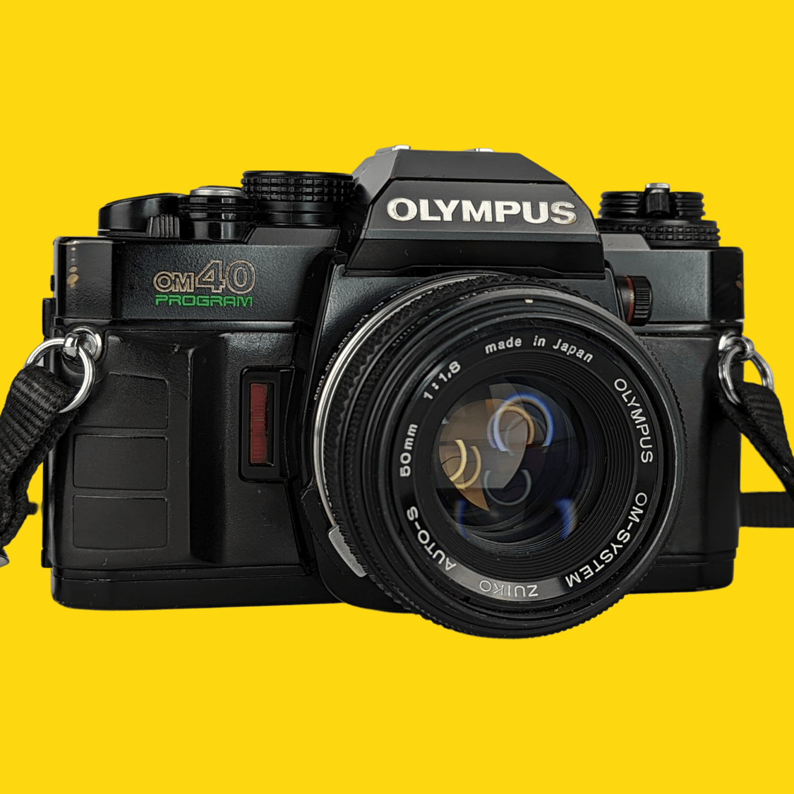BRAND NEW-Olympus OM40 Program Black 35mm SLR Film with Prime Lens ...
