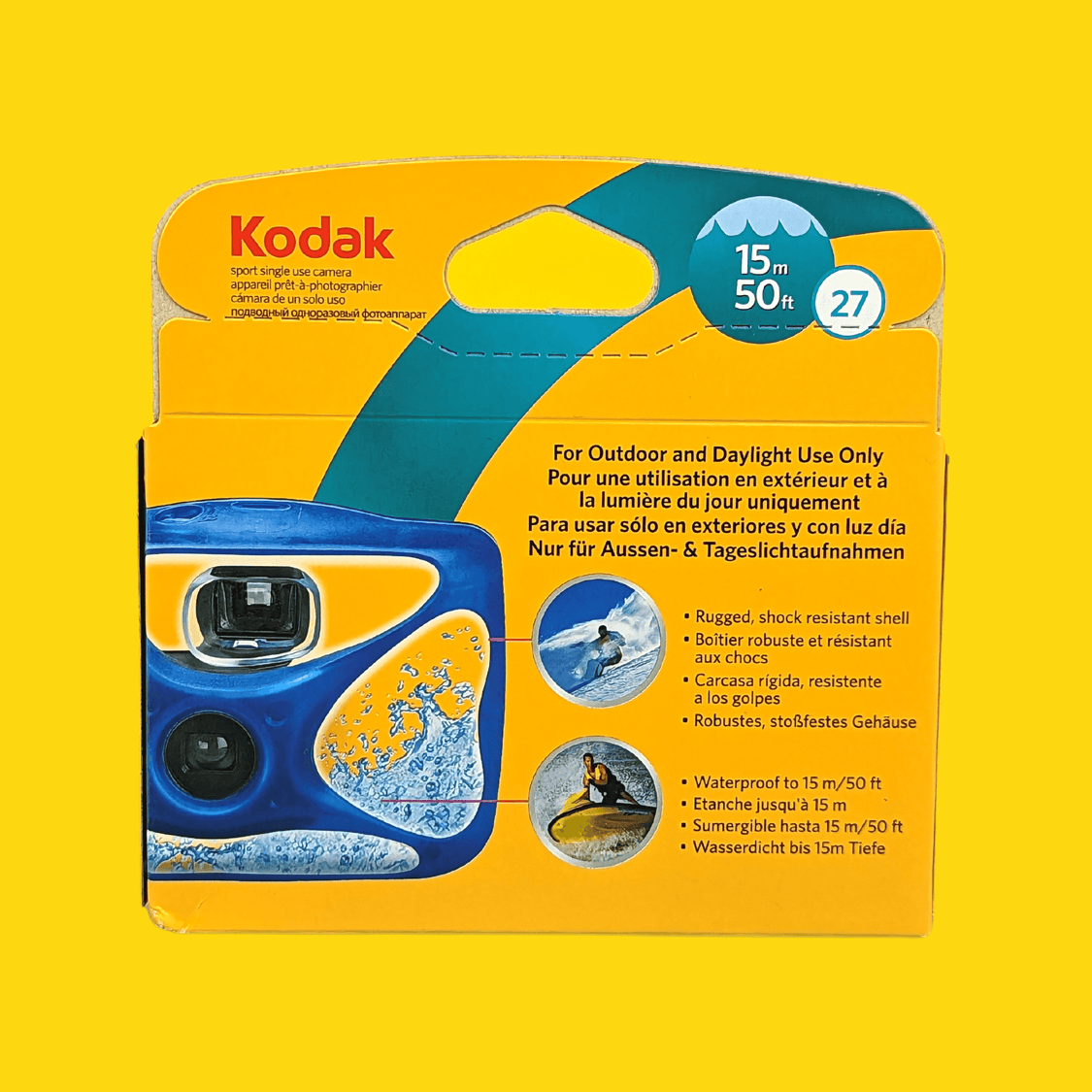 Kodak Sport Colour 35mm Disposable Film Camera – Film Camera Store